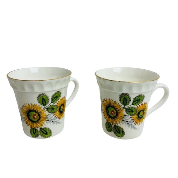 Paul Mall Ware | Dining | Pall Mall Ware Bone China Sunflower Tea Cup ...
